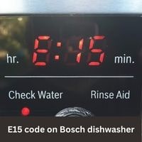 E15 Code On Bosch Dishwasher 2023 [Here's A Quick Fix!]